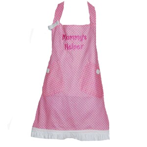 Little Girls Pink Apron, Gift From Grandparent, Apron for Young Child ...