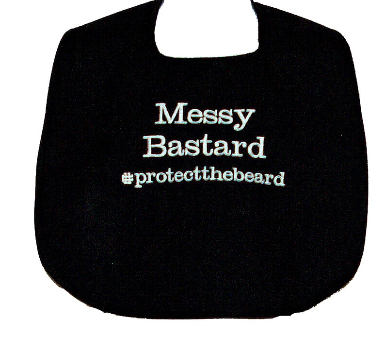 Messy Bastard Adult Bib Custom Funny Gag Gift Protect the - Etsy