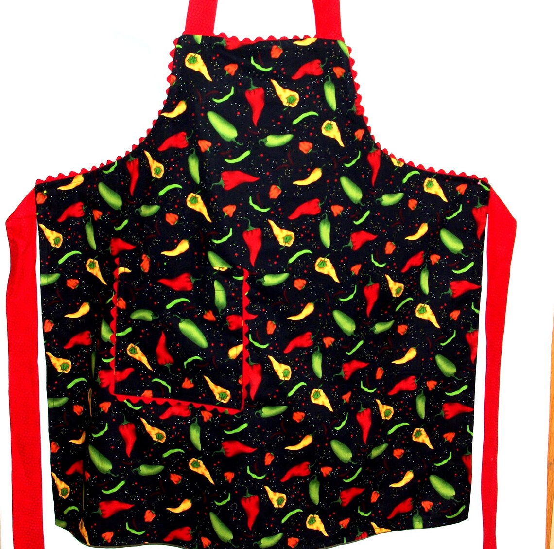 Chili Pepper Apron Flirty Cute Feminine Ladies Apron | Etsy