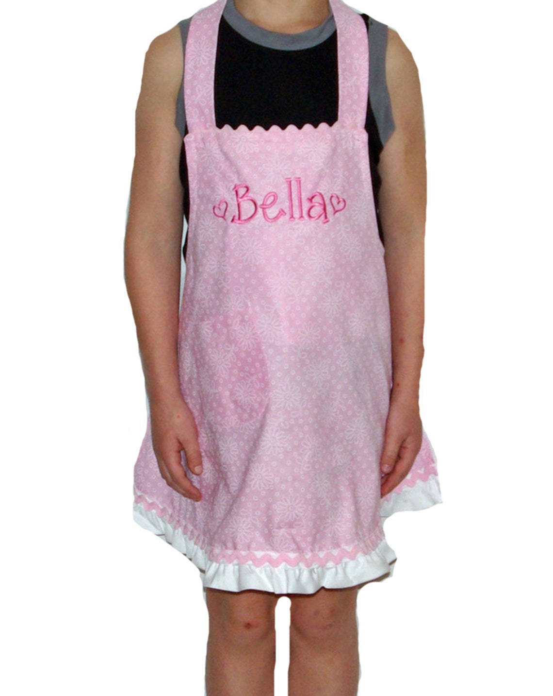 Little Girls Pink Apron Gift From Grandparent Apron for - Etsy