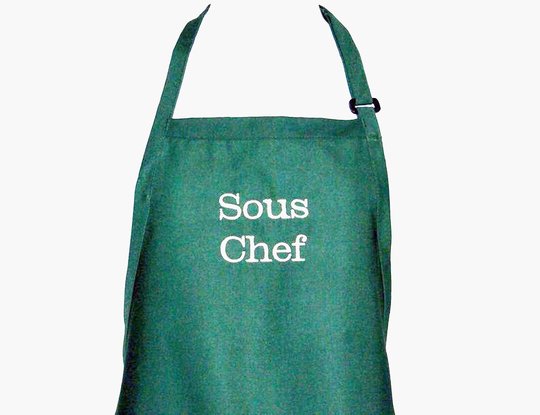 Sous Chef Apron, Custom Birthday, Housewarming Gift, Teen BBQ, Grilling ...