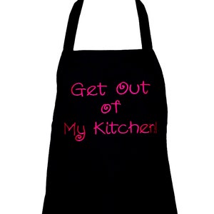 Get Out of My Kitchen Apron, Custom Funny Cooking Chef, Gift ...
