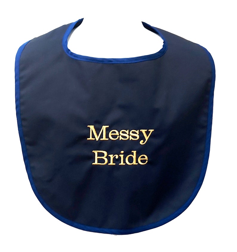 Messy Bride Bib Custom Funny Bachelorette Party Gag Gift - Etsy