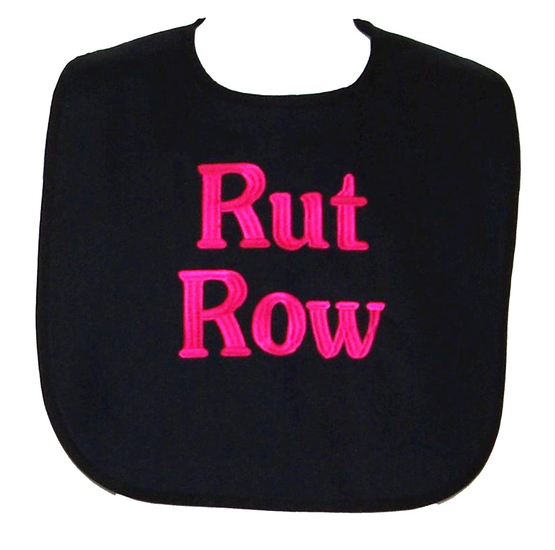 Rut Row Adult Bib, Messy Eater, Clothing Protector, Gag Birthday Gift ...