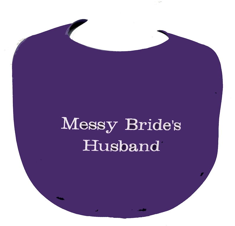 Messy Bride Husband Bib Custom Funny Bachelor Party Gag Gift - Etsy