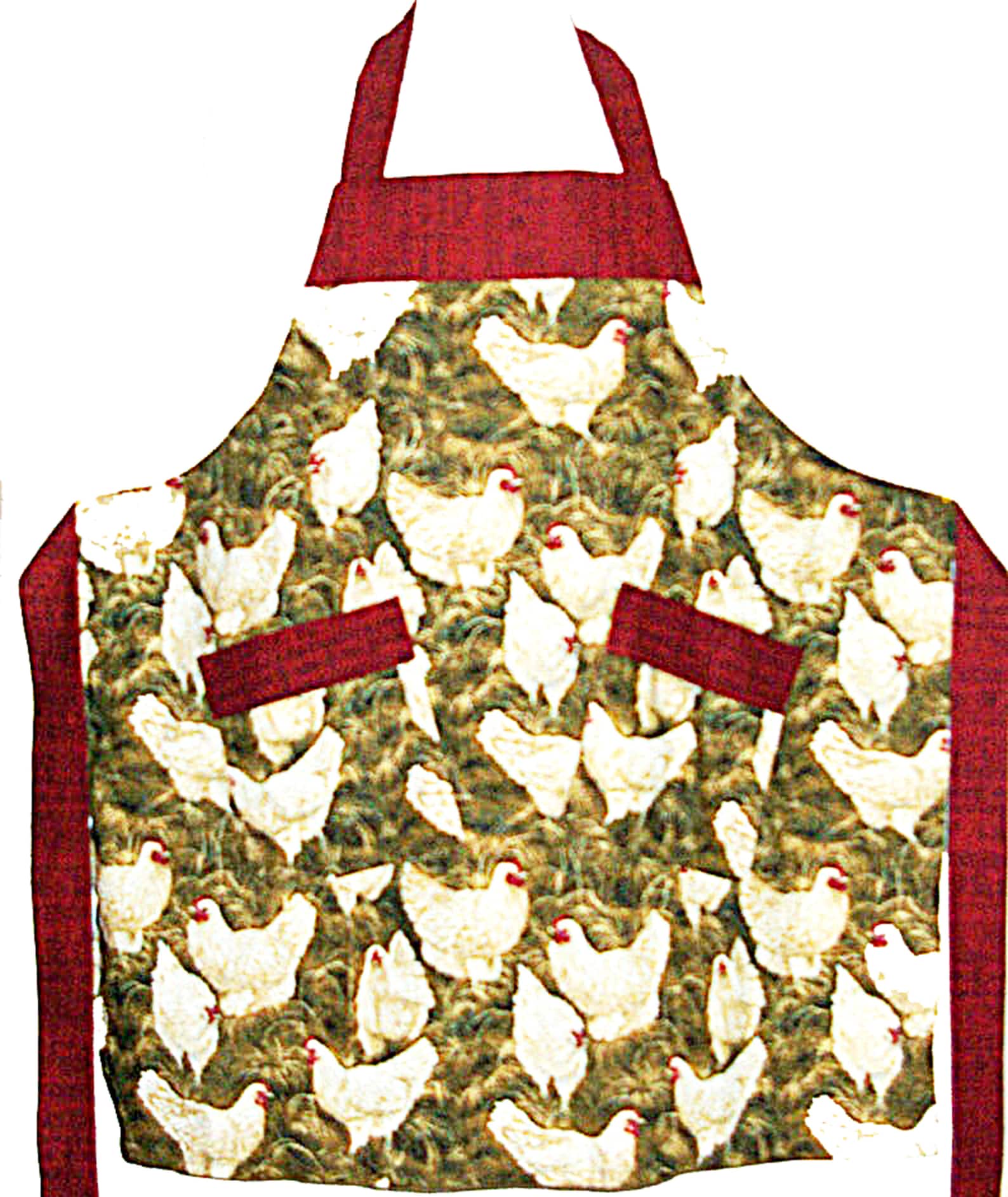 Rooster Leghorn Chicken Apron Full Bib Farmhouse Decor - Etsy
