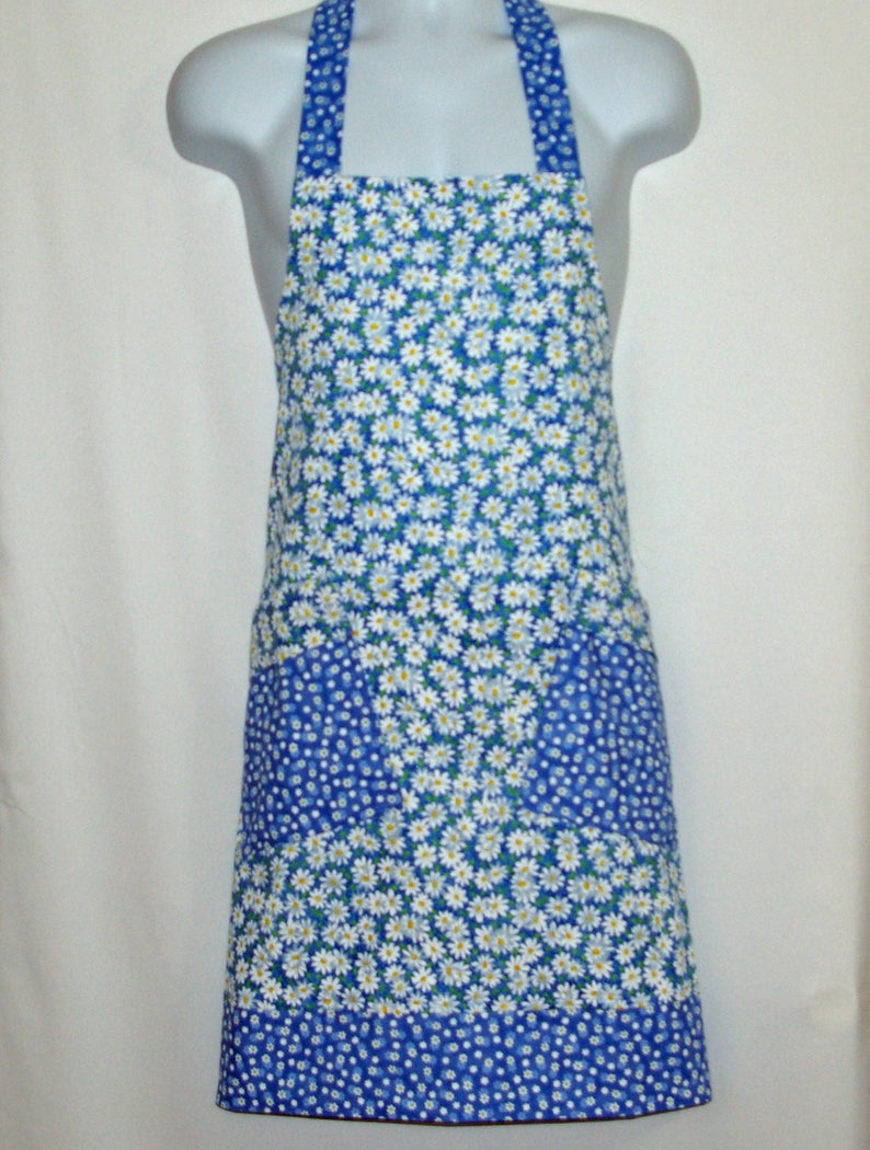 Floral Daisy Garden Apron Custom Personalized Birthday | Etsy