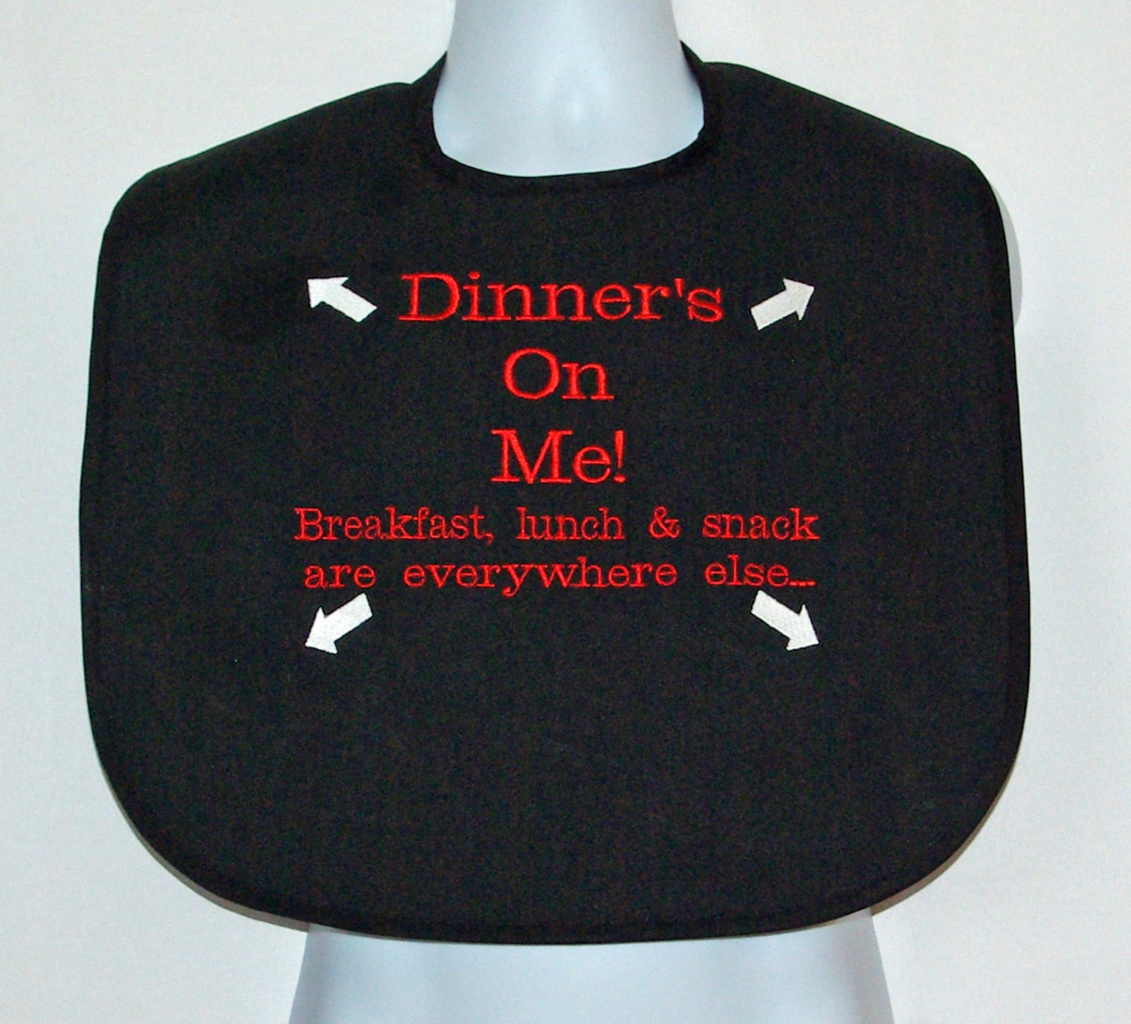 Adult Bib Dinner on Me Gag Gift Exchange Breakfast Lunch - Etsy