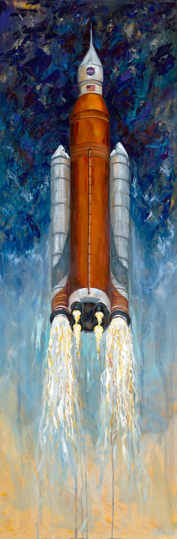 Nasa Mars Rocket Drawing