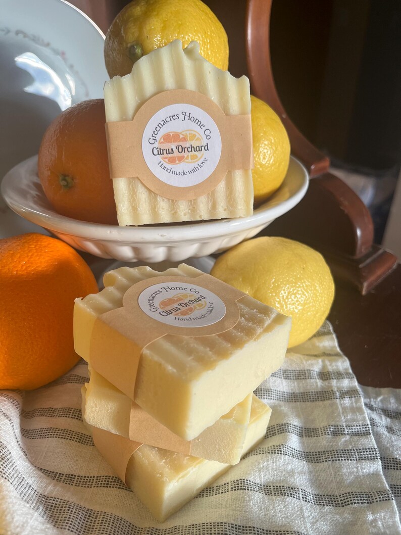 Citrus Orchard Soap| Cold Process Tallow Soap | Handmade Natural Soap ...