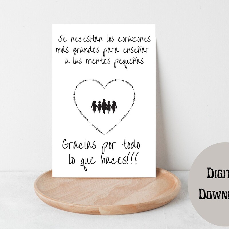 Spanish Thank You Cards - Etsy