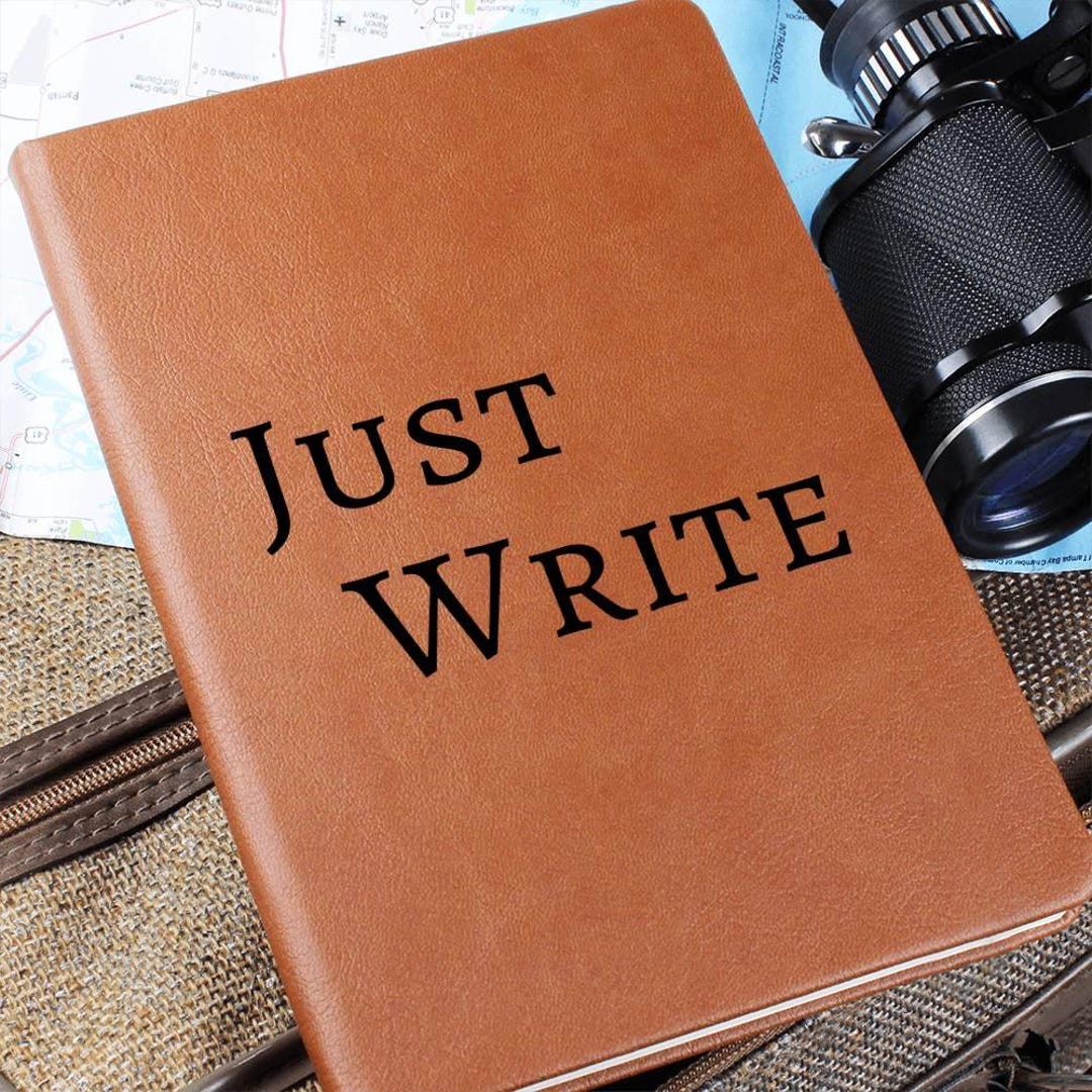 Just Write-writing Journal-funny Writer Gift-funny Gifts-funny Gift ...