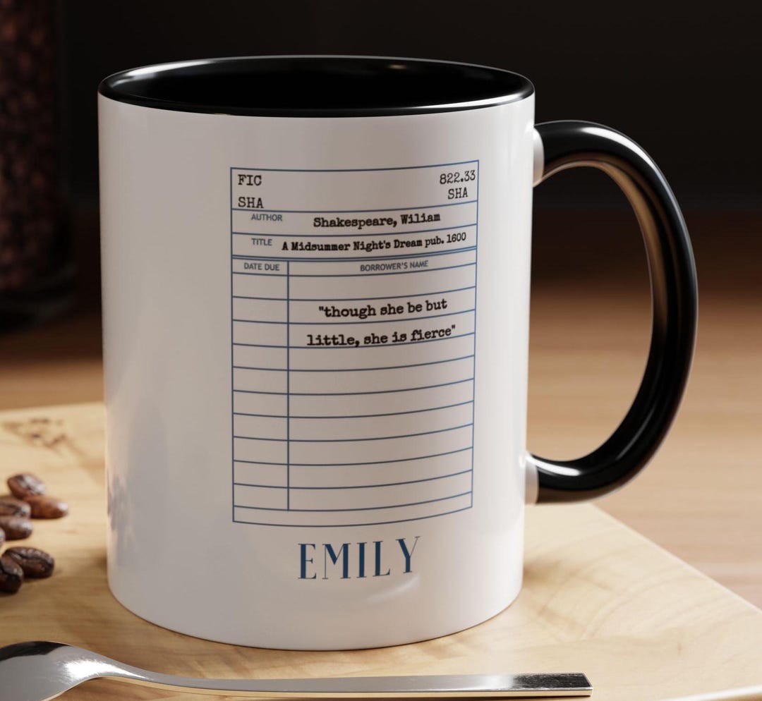 She is Fierce-personalized Shakespeare Quote Mug-inspirational Quote ...