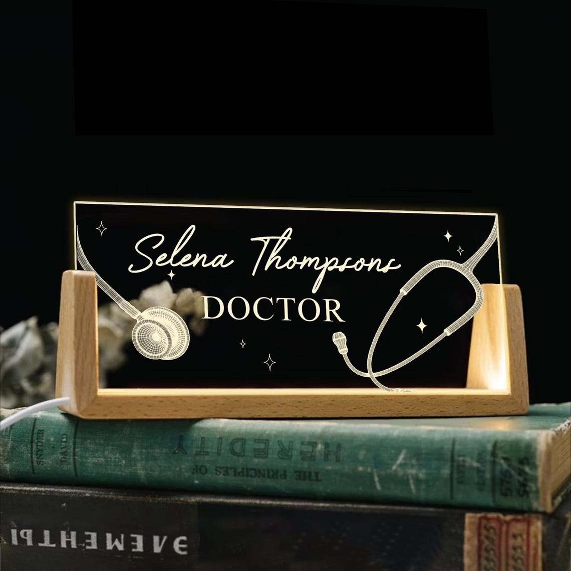 Personalized Doctor Desk Name Plate, Nurse Desk Sign, Doctor Gift ...