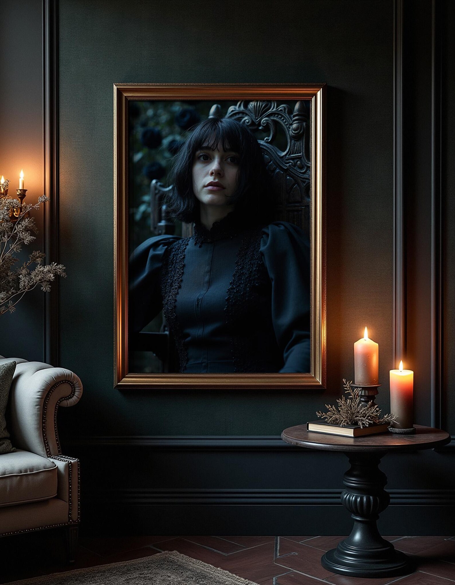 Gothic Throne Wall Art Digital Print – Elegant Dark Decor - Etsy