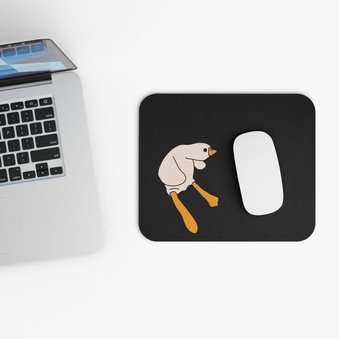 Quirky Goose Mouse Pad, Fun Animal Desk Decor - Etsy