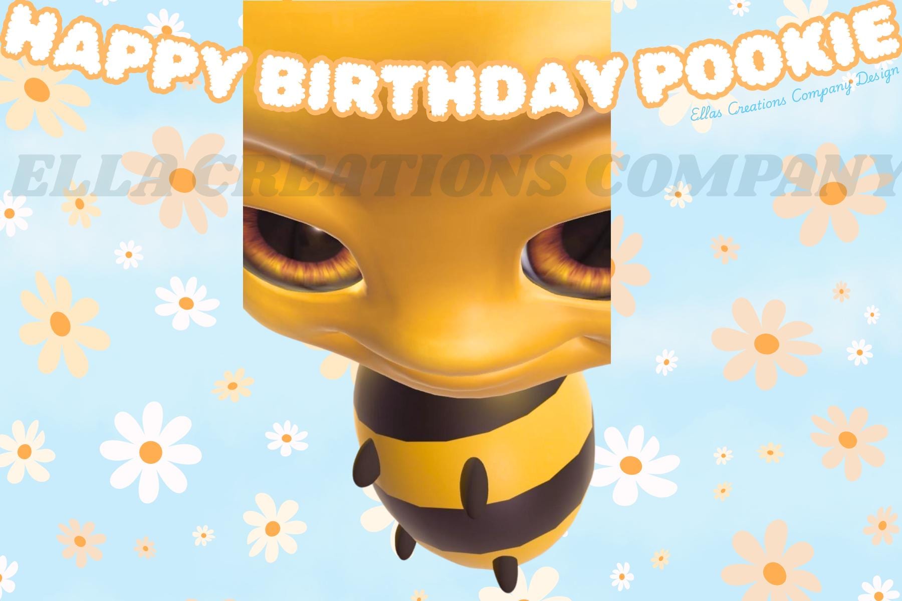 Happy Birthday Pookie Card | Funny Meme Birthday Card - Etsy