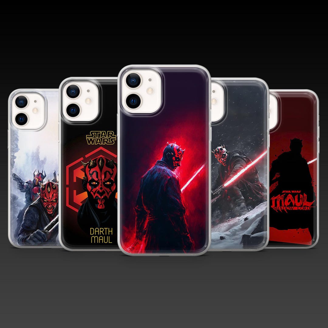 Darth Maul Phone Case Star Wars Dark Side Cover for iPhone 17pro, 17 ...