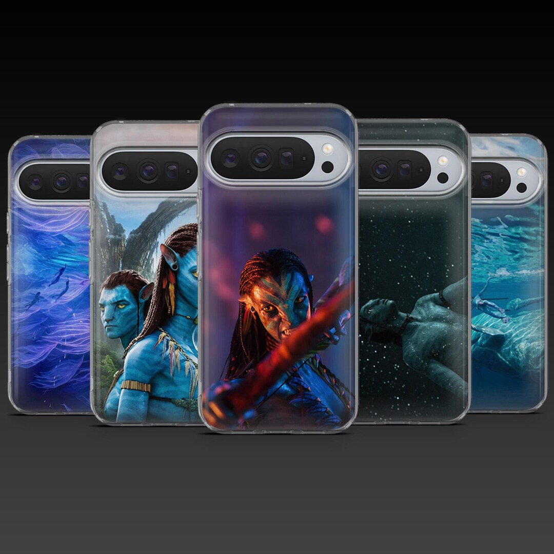 Avatar Phone Case Blue Aesthetic Cover for Google Pixel 10 Pro, 10, 10 ...