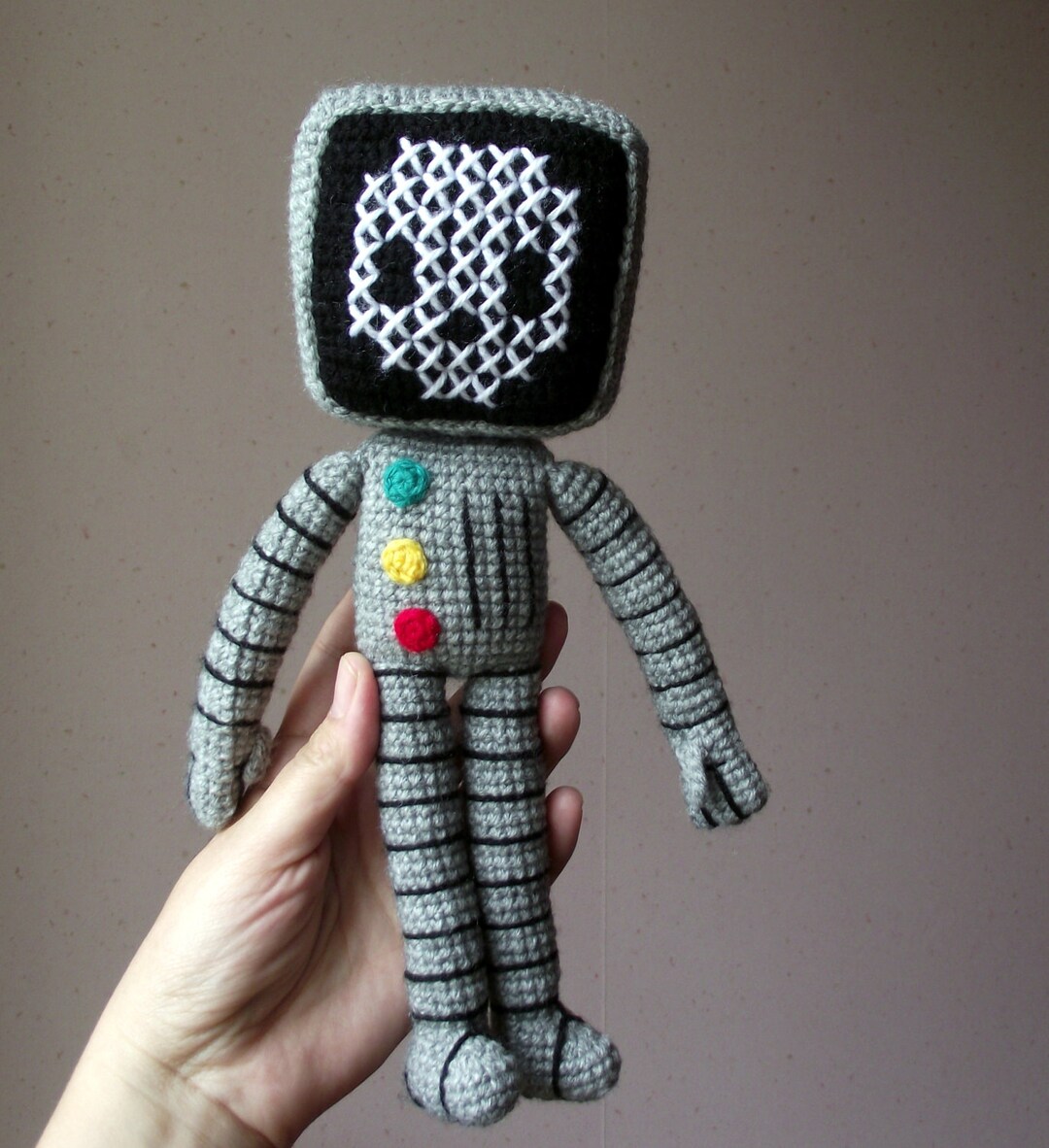 Roger the Robot Amigurumi Pattern PDF - Etsy