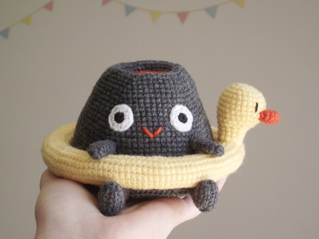 Vlad the Volcano Amigurumi and Duck Lifebuoy - Patternpdf - Etsy