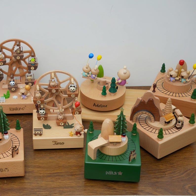 Customizable Music Boxes,music Boxes With Custom Baby Names ,baby ...