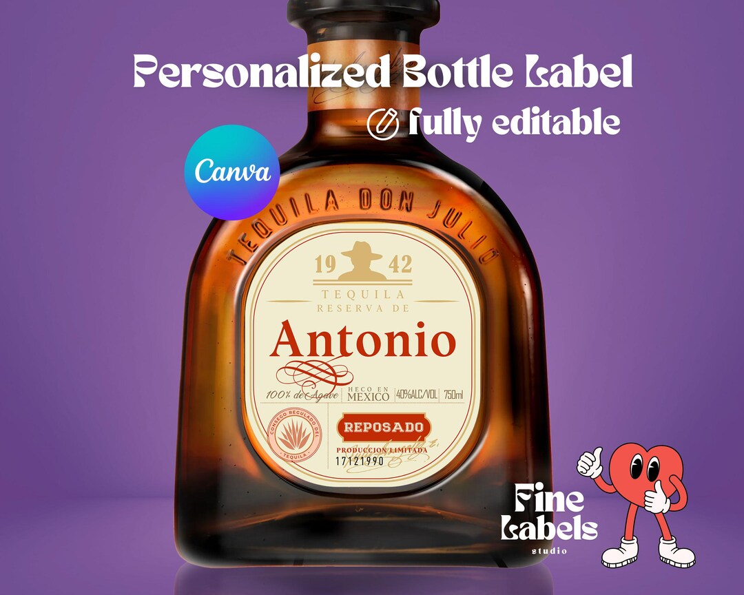 Don Julio Reposado Fully Editable - Fully Customizable Canva Templates ...