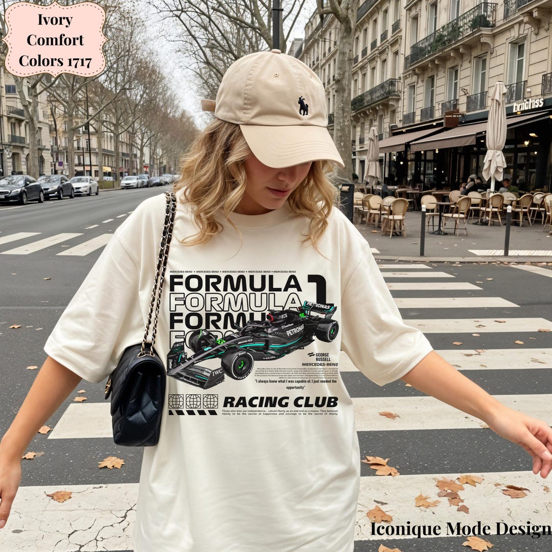 George Russell F1 Racing Shirt 2026, Formula One Fan Gift, Racing Team ...