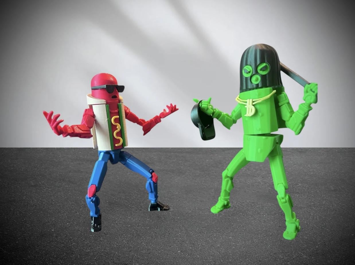 Big Dill Dummy 13 – Fnite-inspired 3D Printed Action Figure | Fully ...