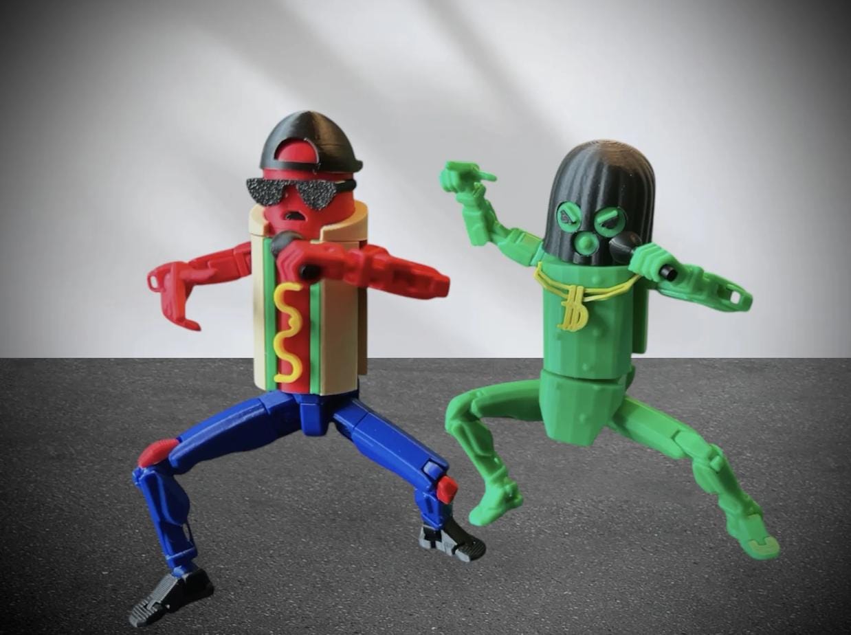 Big Dill Dummy 13 – Fnite-inspired 3D Printed Action Figure | Fully ...