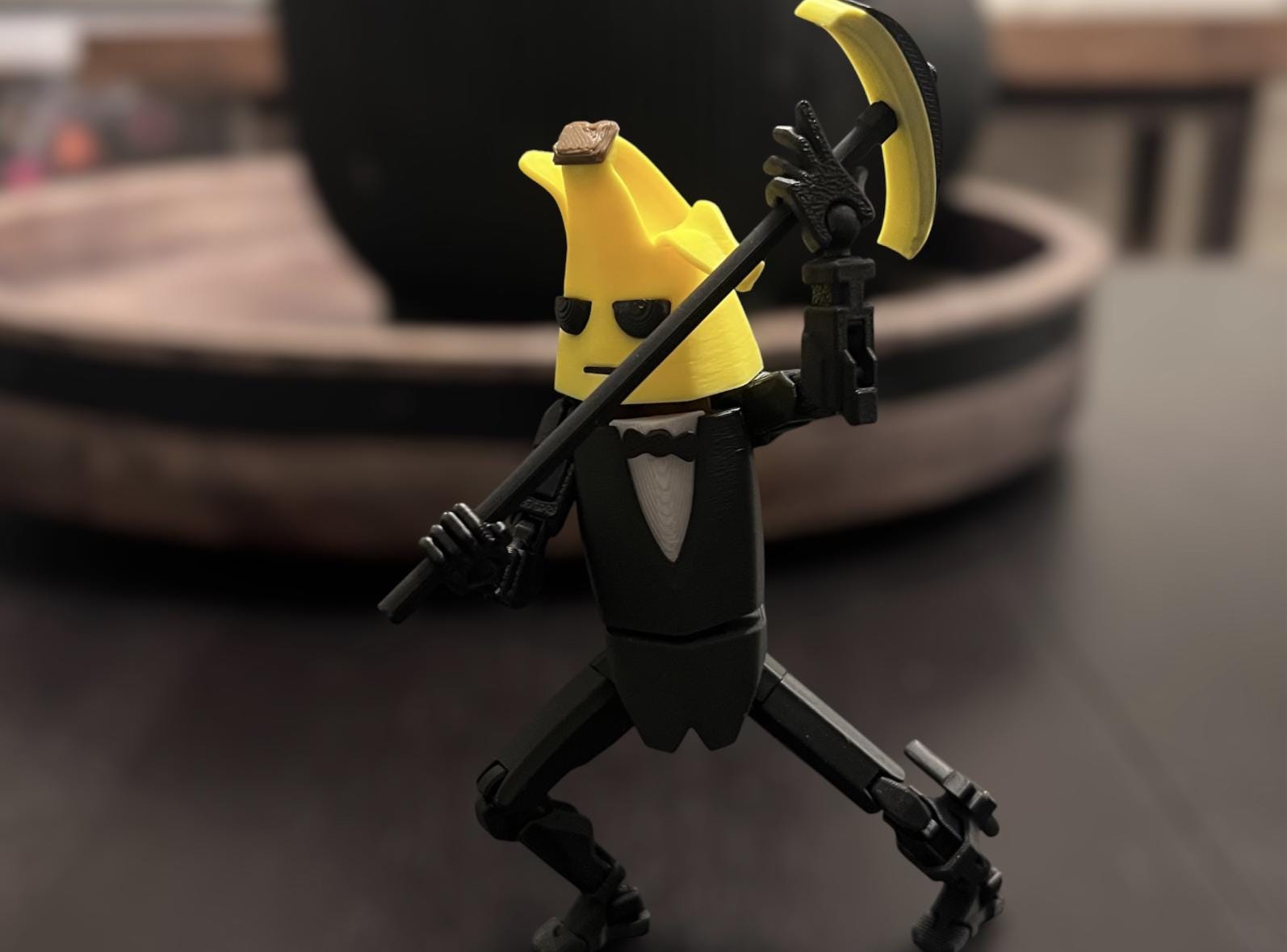 Agent Peely Dummy 13 – Fnite-inspired 3D Printed Action Figure | Fully ...