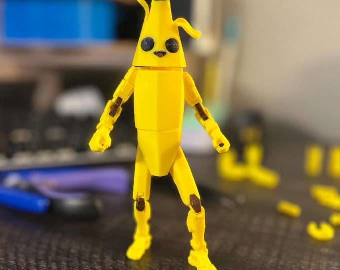 Peely Dummy 13 – Fnite-inspired 3D Printed Action Figure | Fully ...