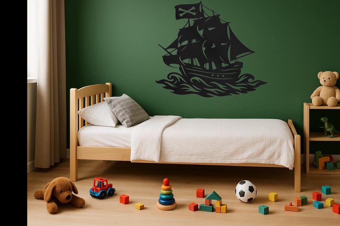 Pirate Ship – DXF File for CNC Cutting (laser/waterjet) Metal Decor ...