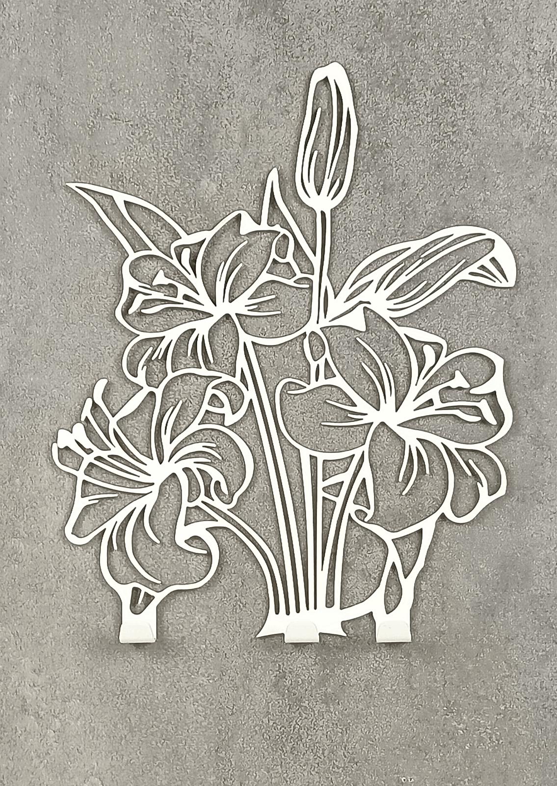 Lily Flower Wall Hook DXF – Laser Cut File for CNC, Digital Download - Etsy