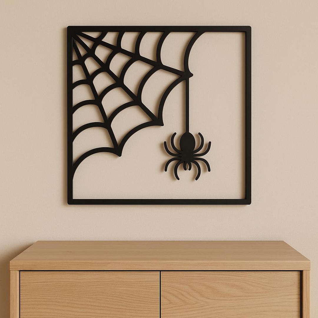 Spider V.5 - DXF - Laser/waterjet Cut File | DIY Family Project + Wall ...
