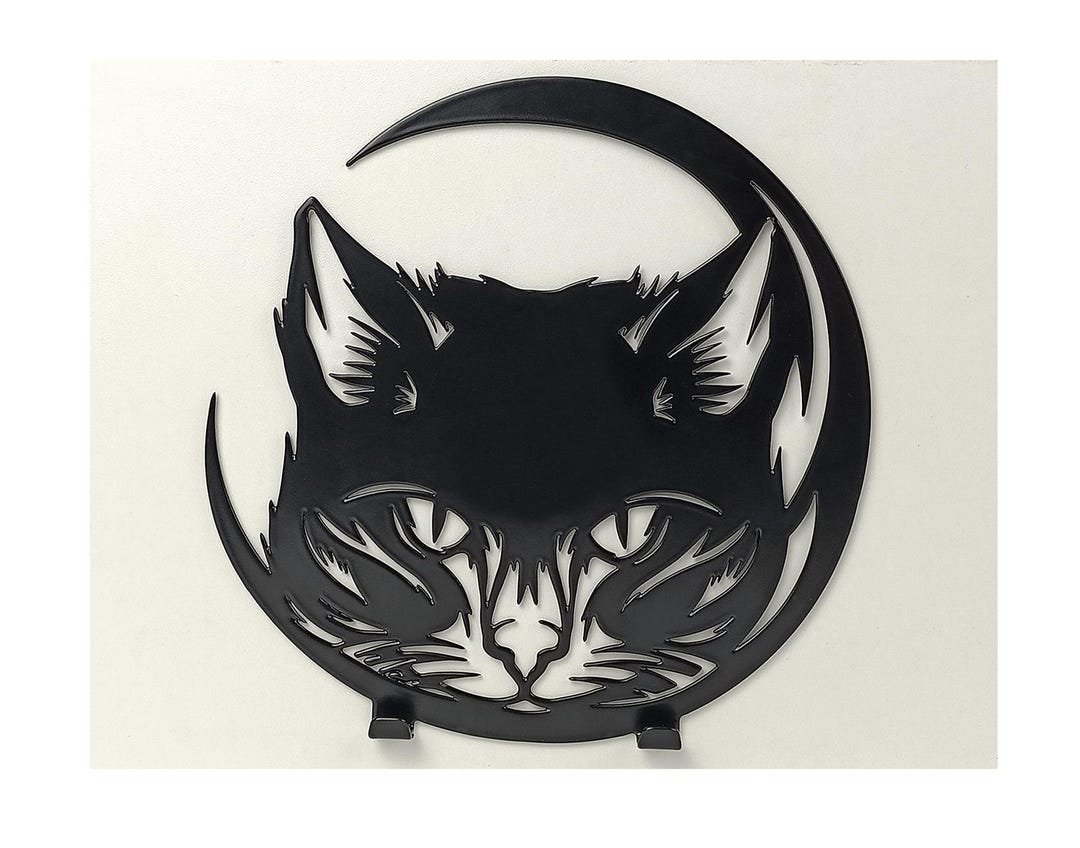 Black Cat Hook -DXF – Cut File for CNC, Digital Download - Etsy