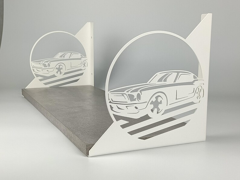 Classic Muscle Car Shelf Brackets DXF – Laser Cut Wall Decor File - Etsy