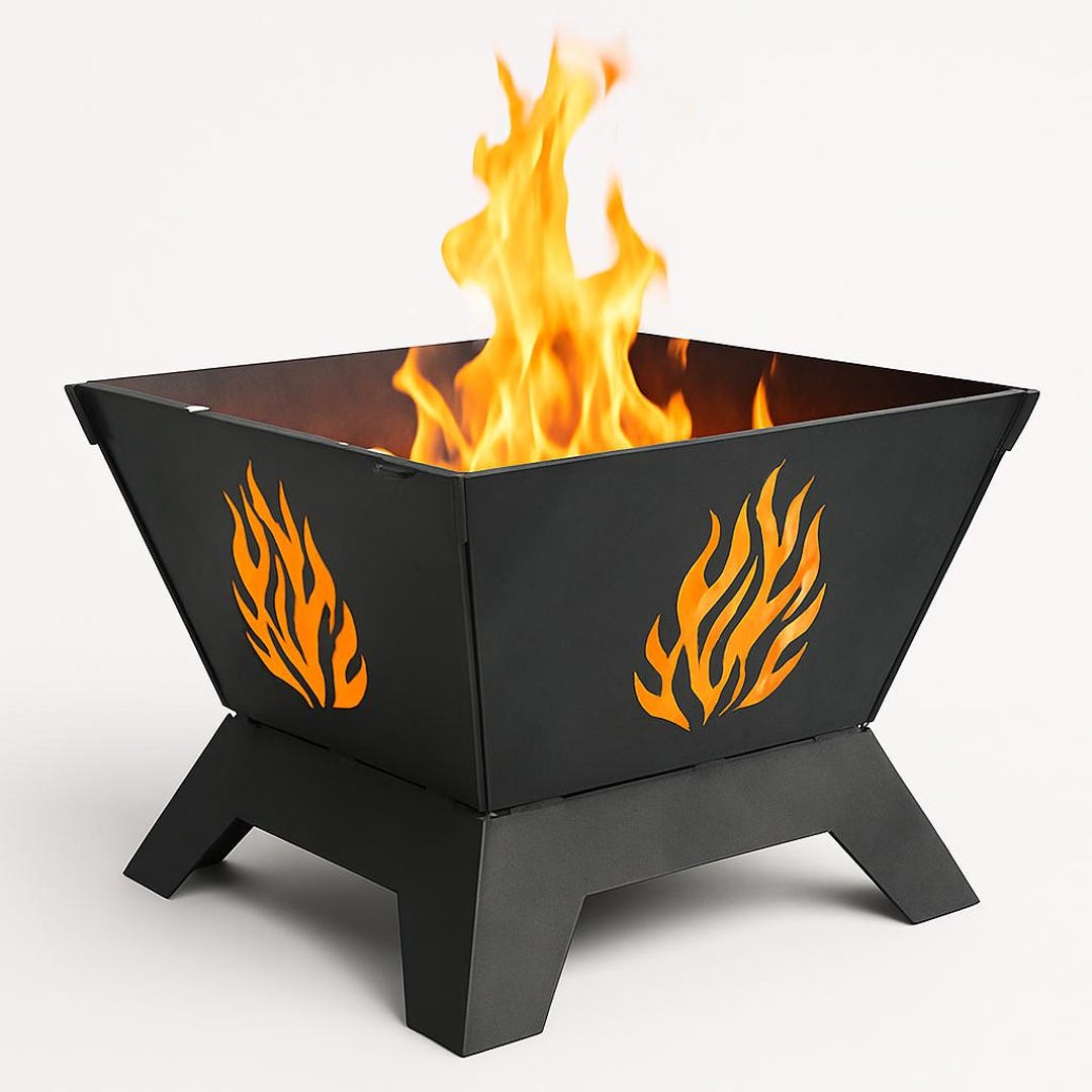 Campfire -fire Pit DXF Project - Complete DIY Plans & Bending Drawings ...