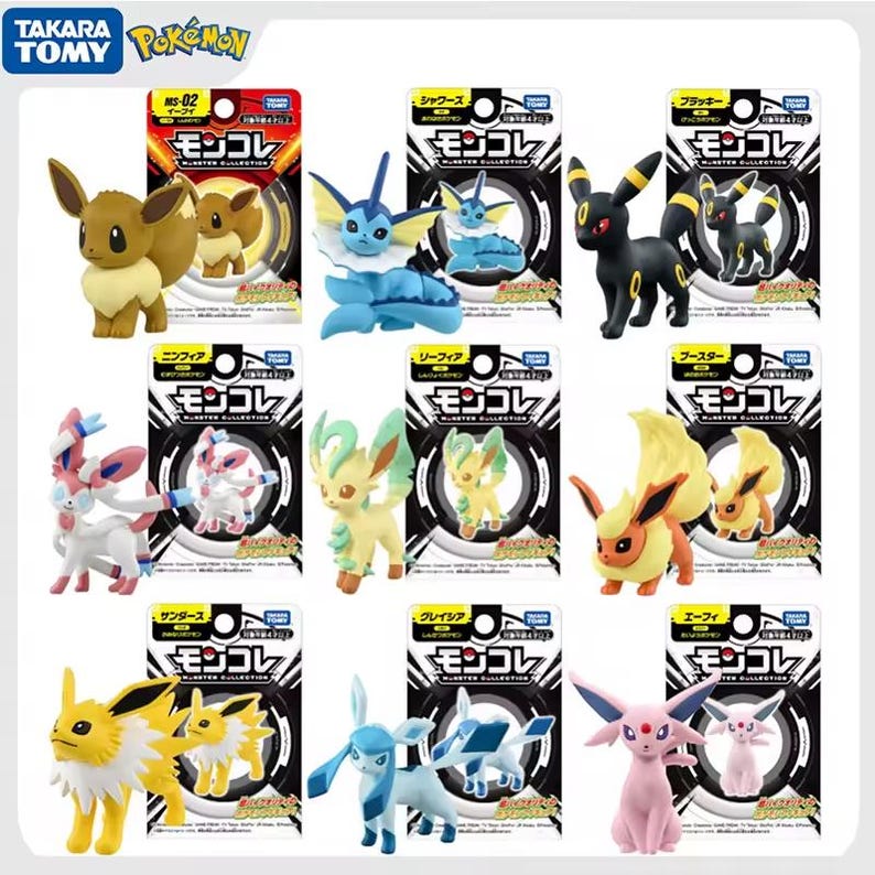 Eeveelution Trio Set – Flareon, Vaporeon & Jolteon | Official Takara ...