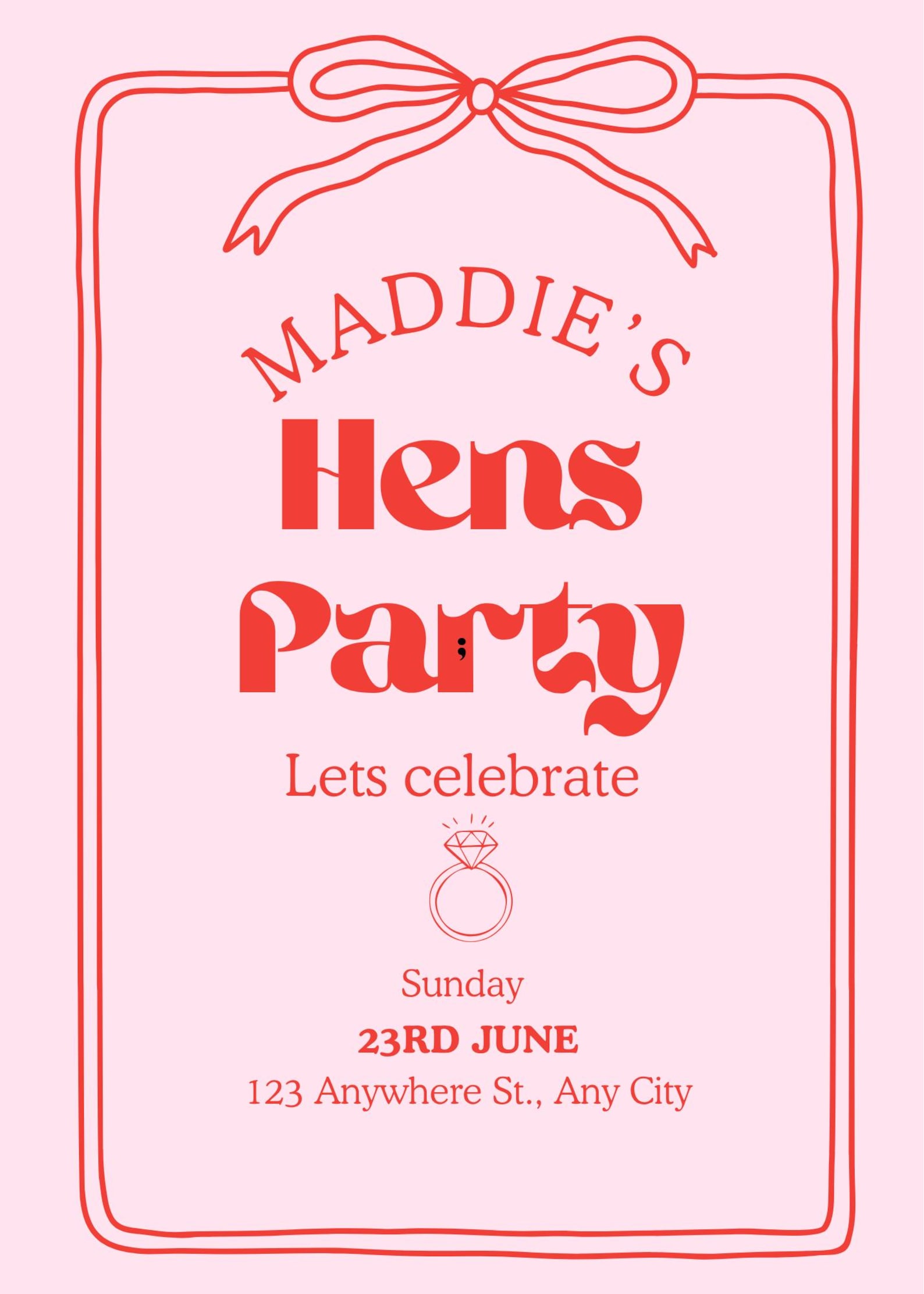 Hen Party Games Bundle | Bachelorette Invitation & Games Set (digital ...