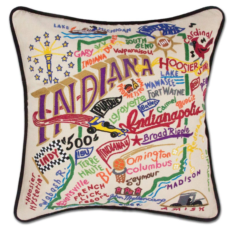 Indiana University Pillow - Etsy