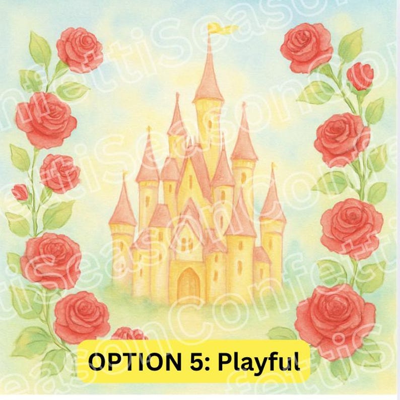 Fairytale Castle Backdrop Bundle | Princess Digital Download ...