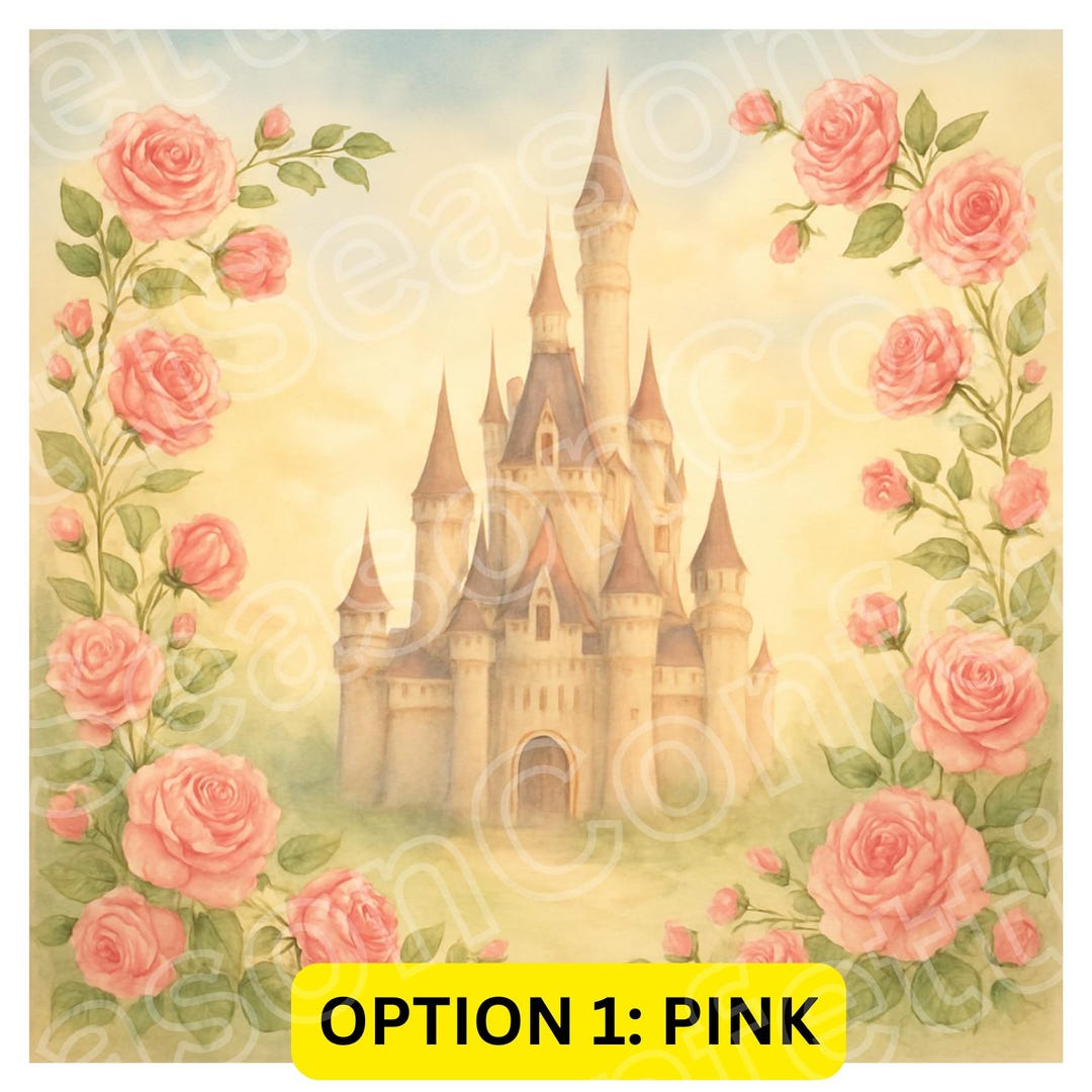 Fairytale Castle Backdrop Bundle | Princess Digital Download ...