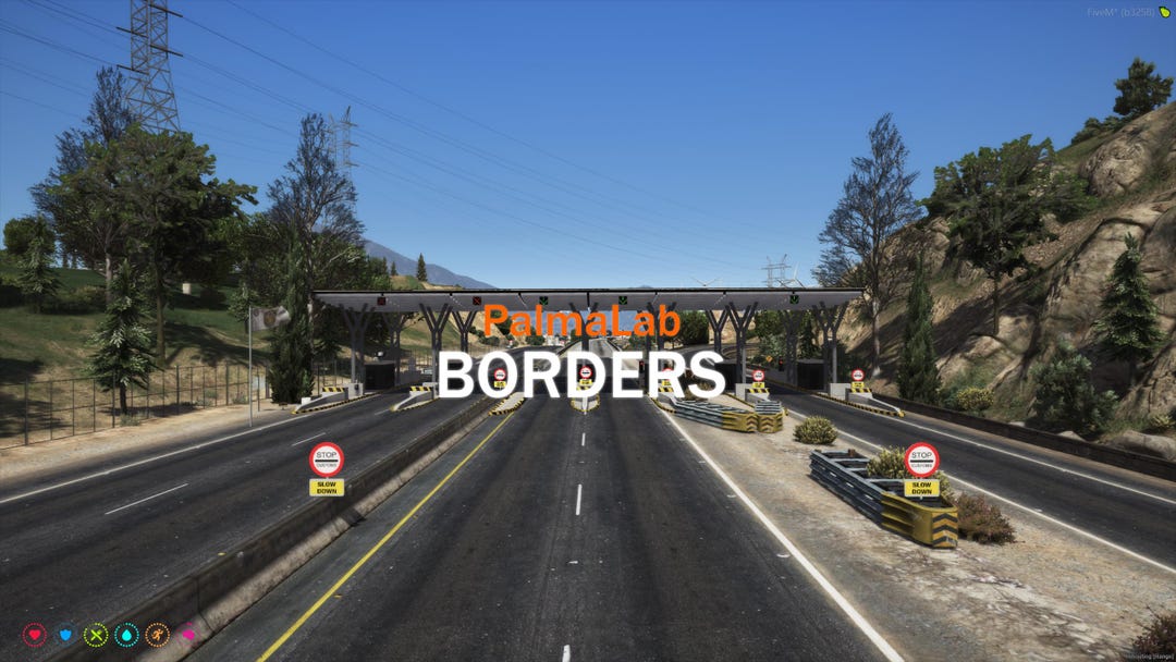 Fivem Borders MLO – Border Station With Control Lanes, Buildings and ...