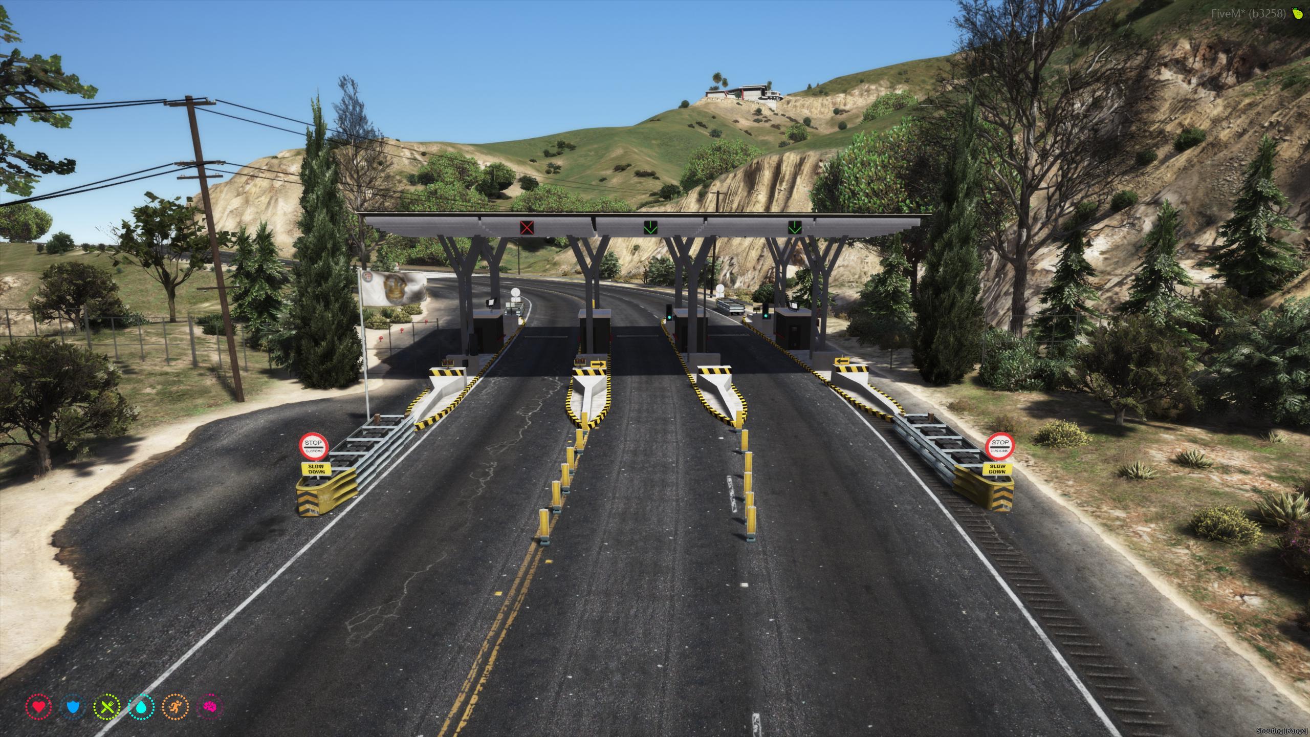 Fivem Borders MLO – Border Station With Control Lanes, Buildings and ...
