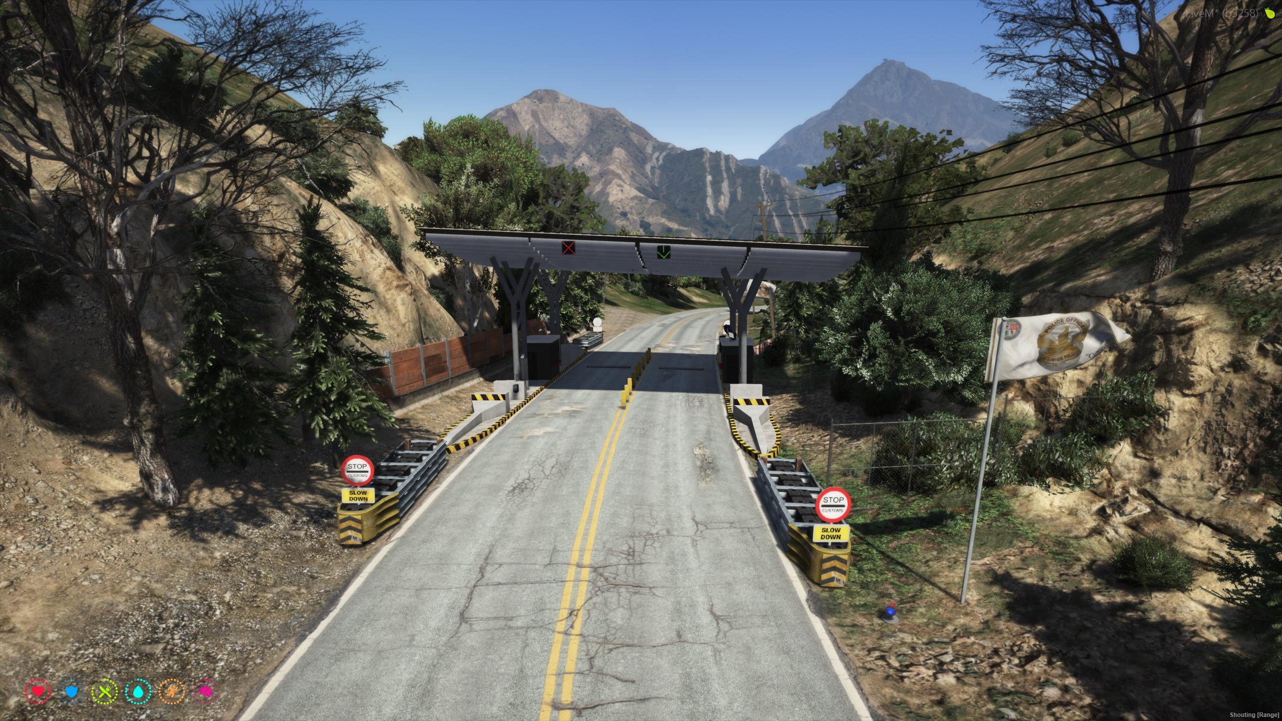 Fivem Borders MLO – Border Station With Control Lanes, Buildings and ...