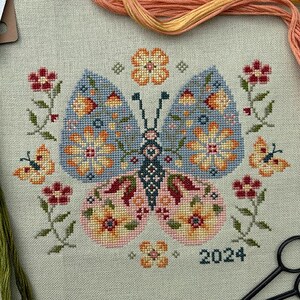 Floral Butterfly - PDF Pattern - Etsy