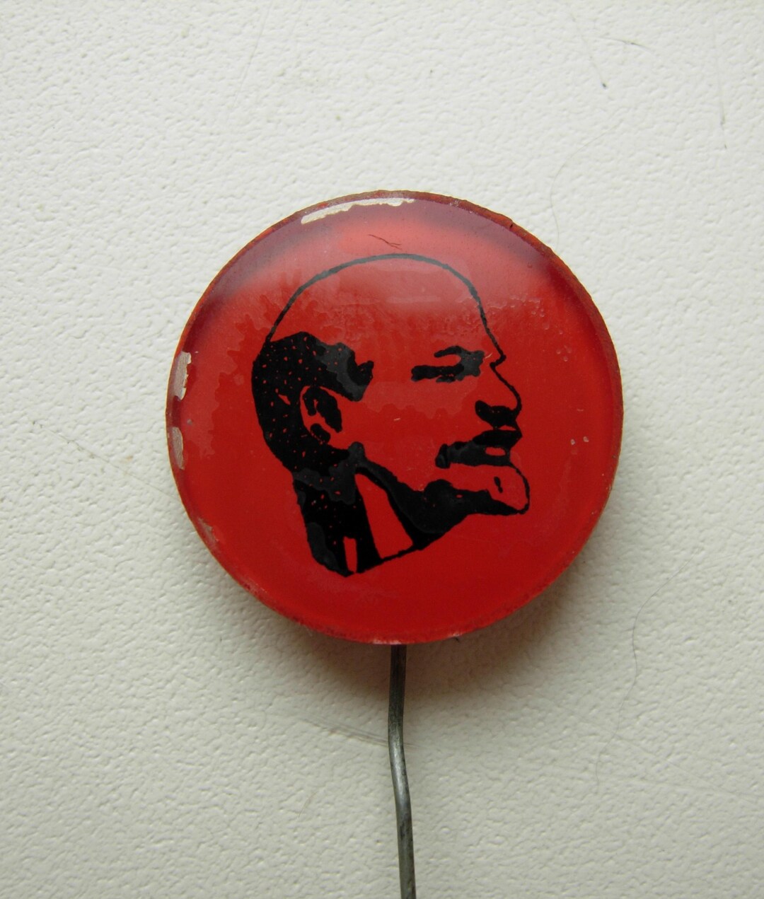 Vintage USSR Soviet 1950s Pin Badge With Soviet Dictator LENIN ...
