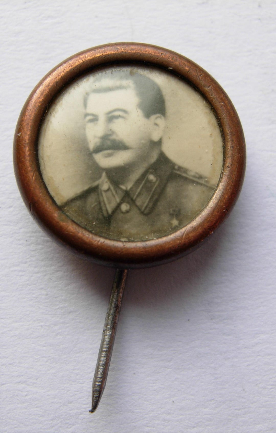 Vintage USSR Soviet Stalin Era 1930s Pin Badge With Soviet Dictator ...