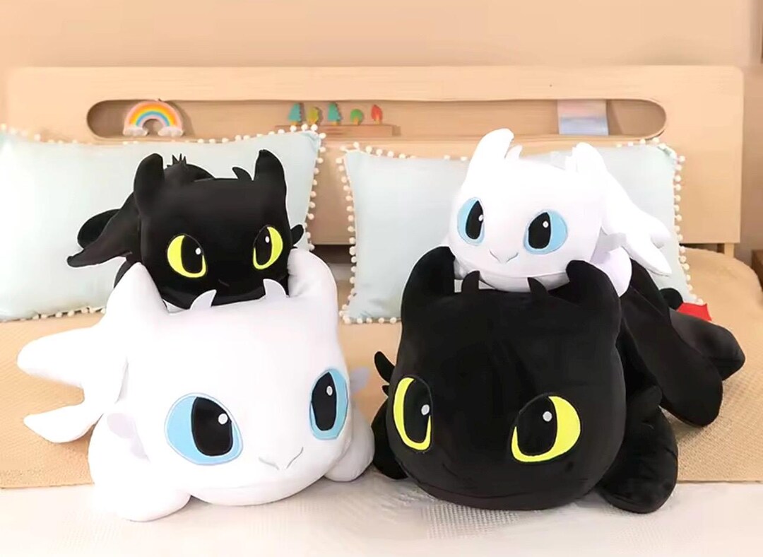 Flying Dragon Kawaii Toothless Plushie Pillow Toy - Etsy